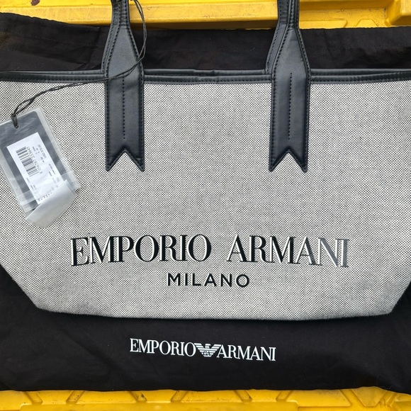 Emporio Armani | Bags | Emporio Armani Grey Purse | Poshmark